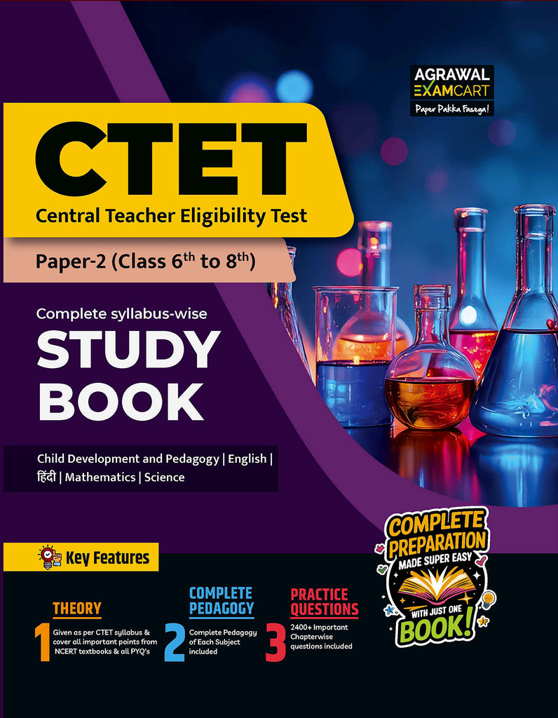 EBOOK - Examcart CTET Paper 2 (Class 6 to 8) Maths & Science Guidebook