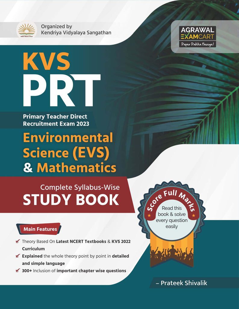 Best Examcart KVS PRT Environmental Science & Mathematics Text Book in ...
